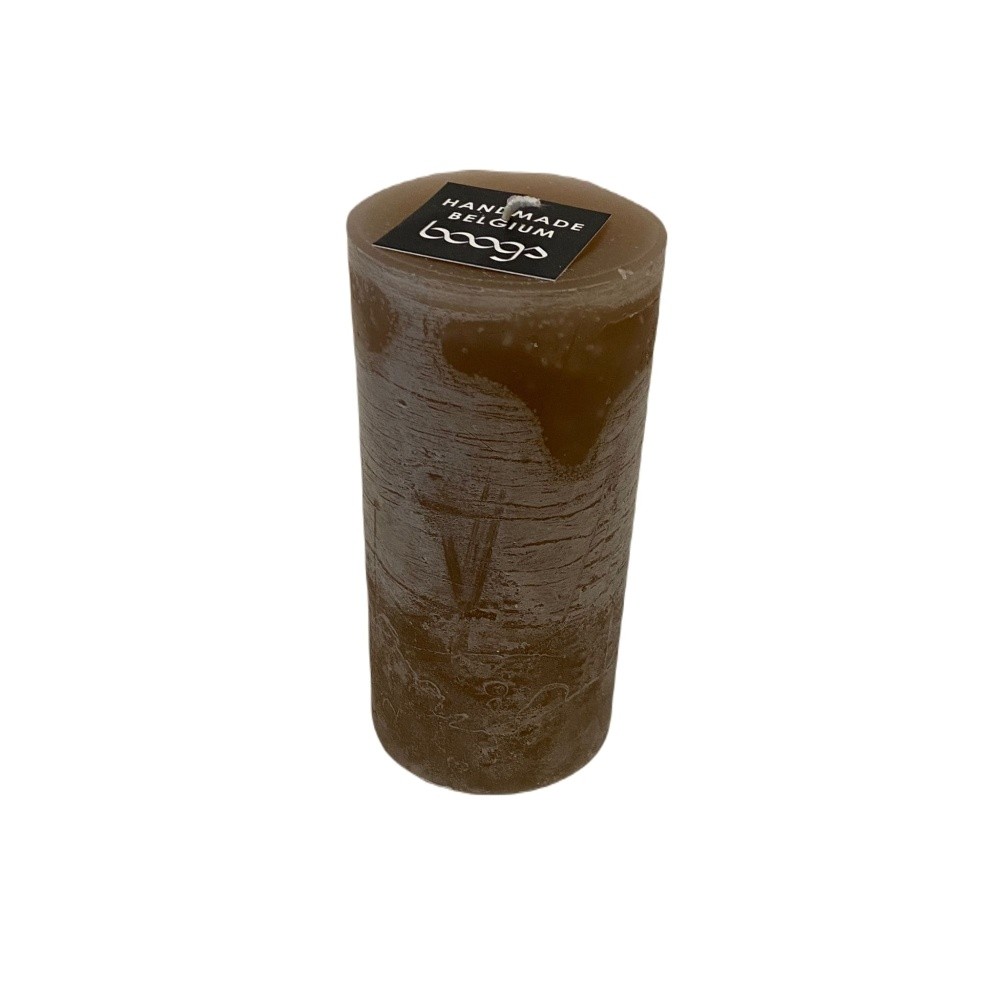 Kerze Lars Mustard 7x15cm - Boogs